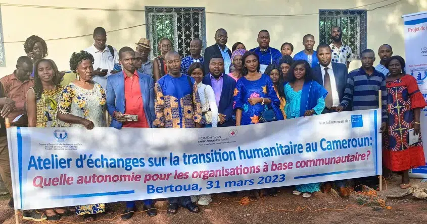 "Humanitarian transition can only be brought about from the bottom up ...